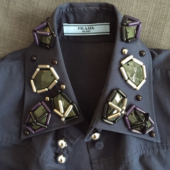 Prada | Tops | Prada Sleeveless Shirt | Poshmark