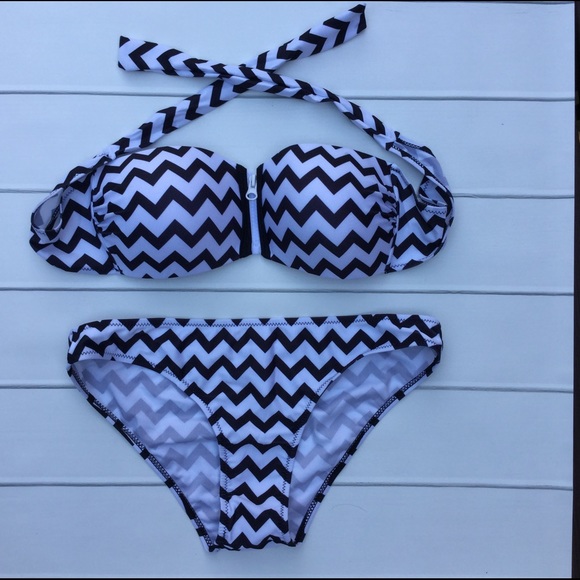 unbranded | Swim | Chevron Bikini Set M | Poshmark