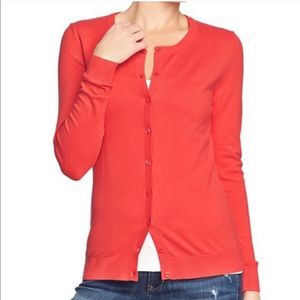 Old Navy | Sweaters | Orange Boyfriend Cardigan | Poshmark