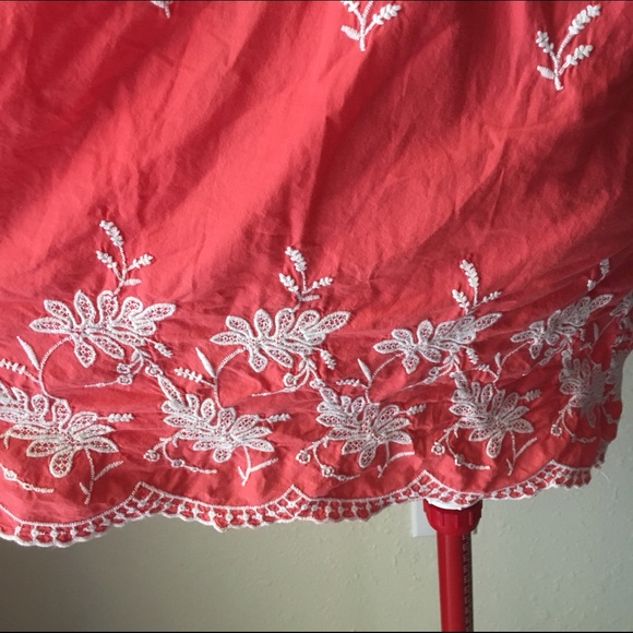Moon Collection | Dresses | Moon Collection Coral Embroidered Floral ...
