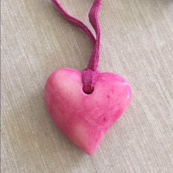 Jewelry | Genuine Alabaster Heart Necklace | Poshmark