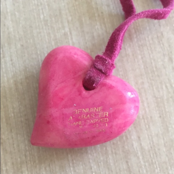 Jewelry | Genuine Alabaster Heart Necklace | Poshmark