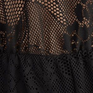 Swim | Black Mesh Bathing Suit Coverup | Poshmark