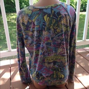 Tops | Vintage Grunge Aesthetic Comic Marvel Crop Top | Poshmark