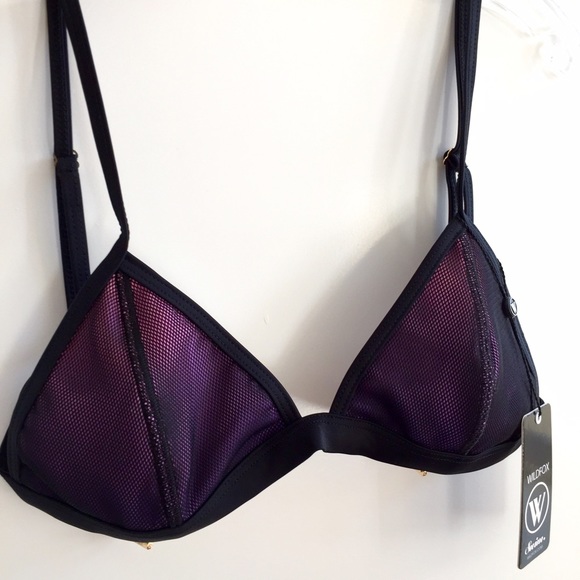 Wildfox | Swim | Wildfox Neon Sporty Mesh Triangle Top | Poshmark