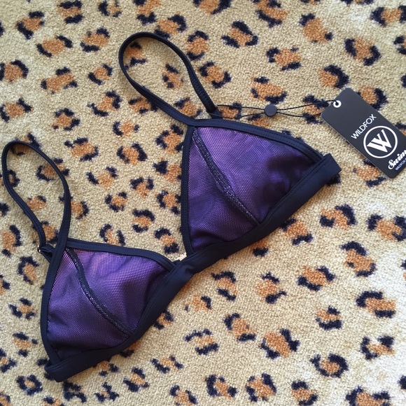 Wildfox | Swim | Wildfox Neon Sporty Mesh Triangle Top | Poshmark