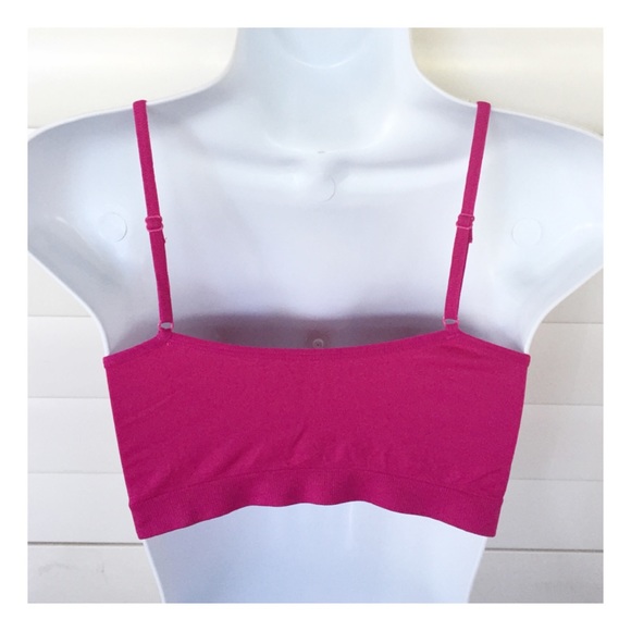 Fashionomics | Intimates & Sleepwear | Magenta Pink Lace Bralette Cami ...
