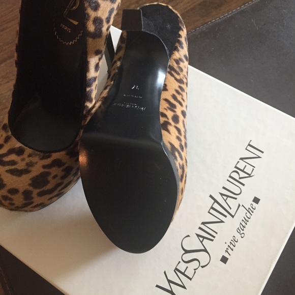 Yves Saint Laurent | Shoes | Ysl Tribtoo Leopard Color Size 37 With Box ...