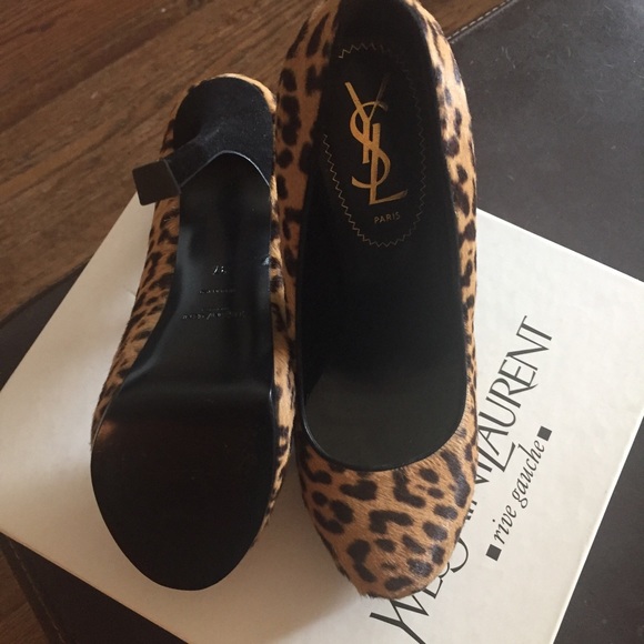 Yves Saint Laurent | Shoes | Ysl Tribtoo Leopard Color Size 37 With Box ...