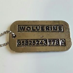 Accessories | Wolverine Xmens Dog Tag Necklace | Poshmark