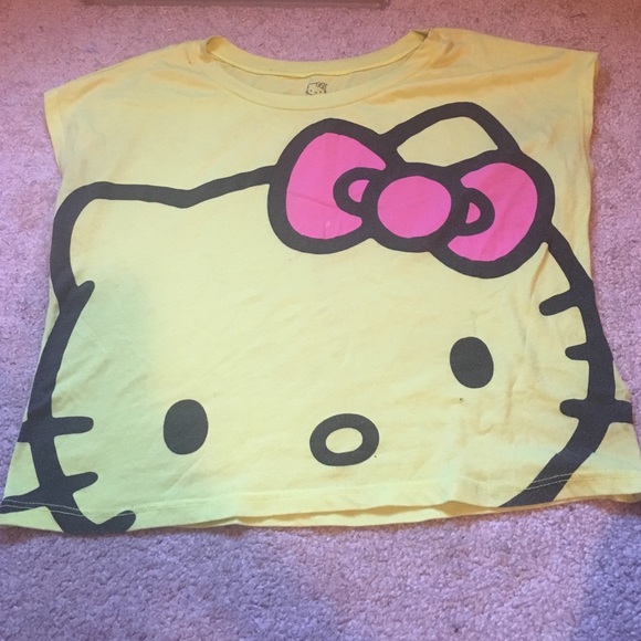 Hello Kitty | Tops | Hello Kitty Crop Top | Poshmark