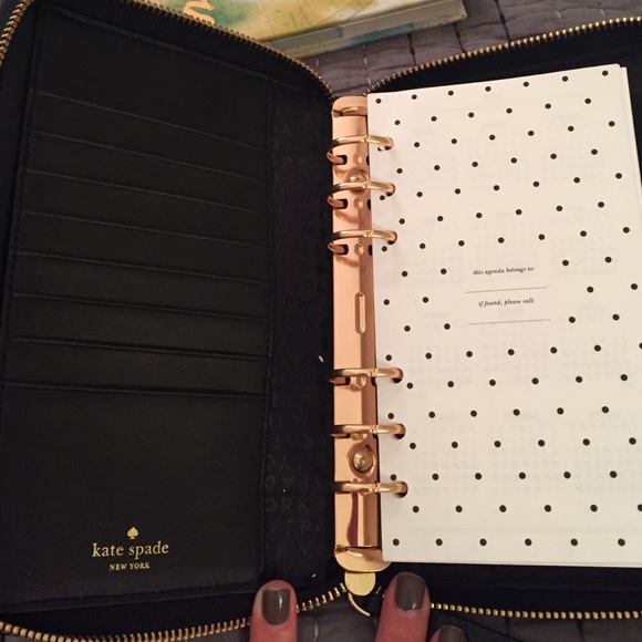 kate spade | Office | Nwt Kate Spade Leather Zip Around Planner | Poshmark