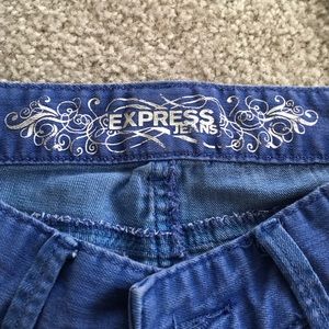 Express | Jeans | Very Loved Light Blue Express Jean Leggings | Poshmark