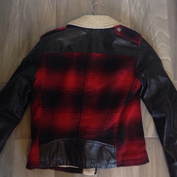 William Rast | Jackets & Coats | William Rast Leather And Plaid Jacket ...