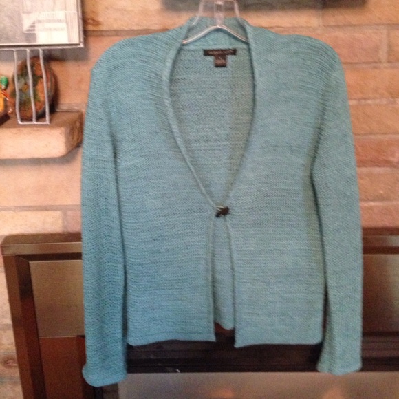 august silk | Sweaters | Teal August Silk Sweater | Poshmark
