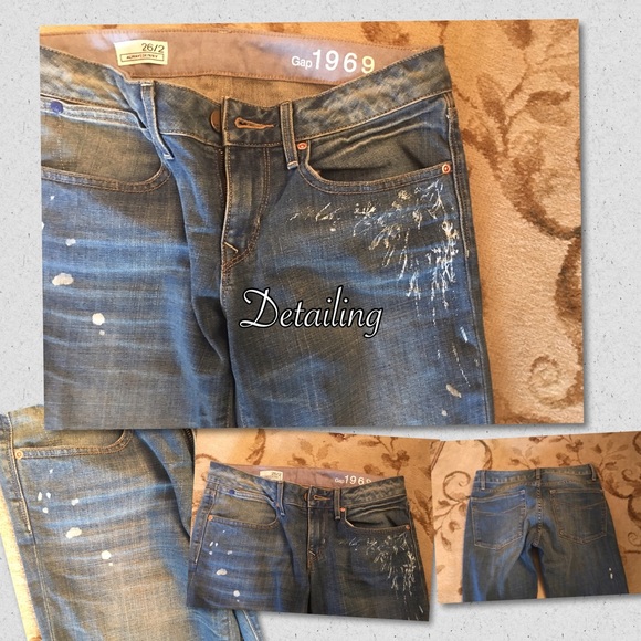 GAP | Jeans | Gap 969 Splatter Skinny Jeans | Poshmark