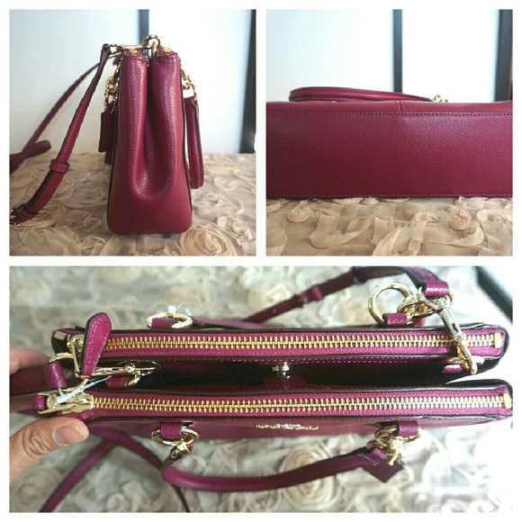 Coach | Bags | Magenta Leather Coach Purse | Poshmark