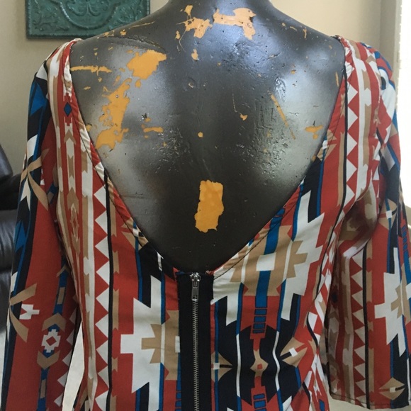 Auditions | Dresses | 34 Sleeve Aztec Summer Dress | Poshmark