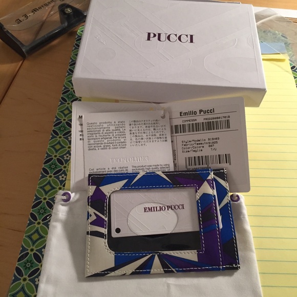 Emilio Pucci | Accessories | Pucci Credit Card Case | Poshmark