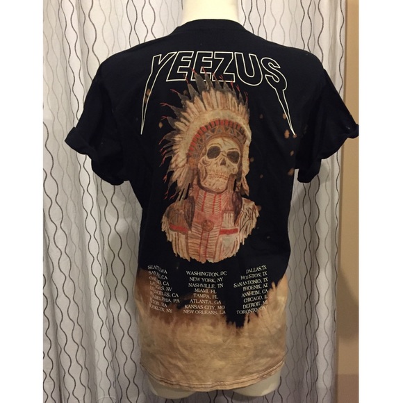 Yeezy | Tops | Yeezus Bleached Distressed | Poshmark