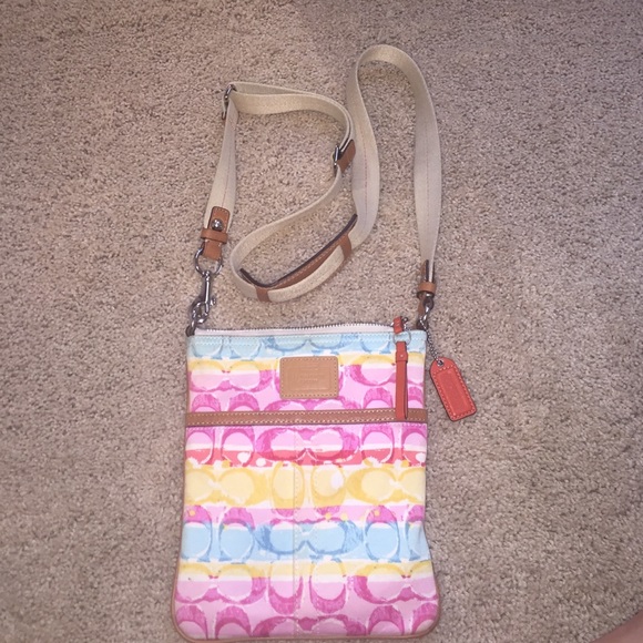 Coach Pastel Color Cross Body - Gem