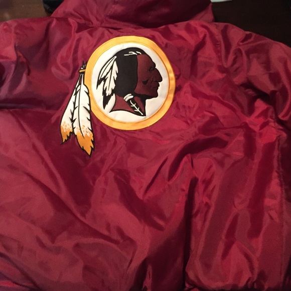 Nike | Jackets & Coats | Custom Nfl Washington Redskins Winter Jacket ...