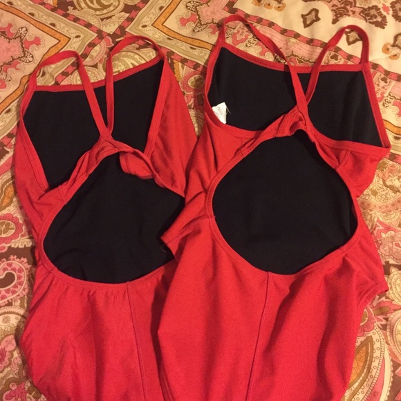 Swim | Red Lifeguard Full Piece Bathing Suits | Poshmark