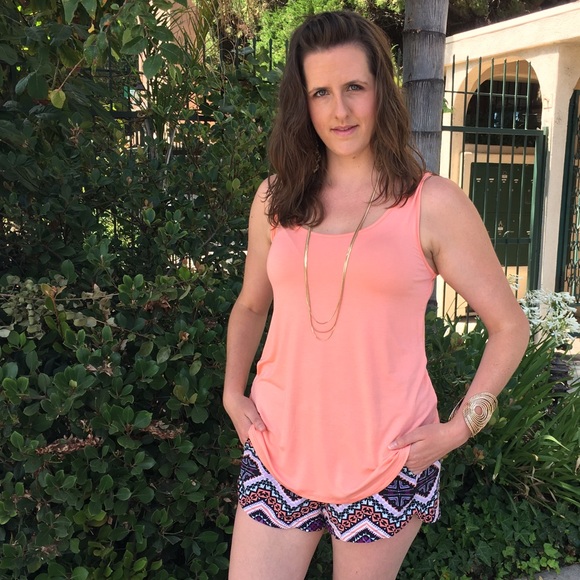 Tops | Peach Model Modal Tank | Poshmark
