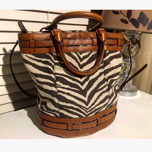 Michael Kors | Bags | Michael Kors Zebra And Leather Bag | Poshmark