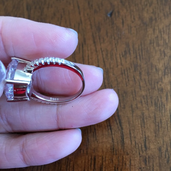Jewelry | 8 Carat 925 Sterling Silver Cz Ring | Poshmark