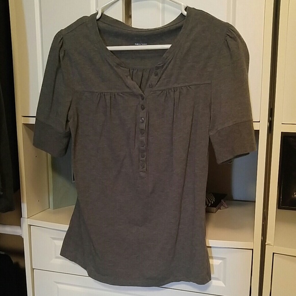 Apt. 9 | Tops | Dark Grey Henly | Poshmark