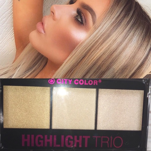 City Color | Makeup | Strobing Highlight Trio Palette City Color | Poshmark