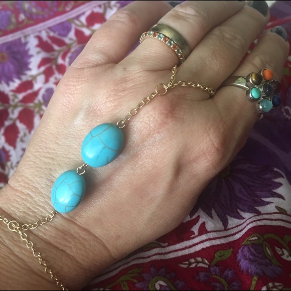 LeslieVegan | Jewelry | Leanna Gypsy Finger Bracelet Great For ...