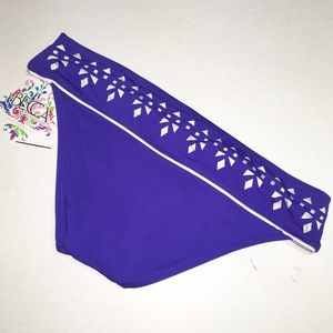 BECCA | Swim | Becca Banded Laser Cutout Hipster Swim Bottom | Poshmark