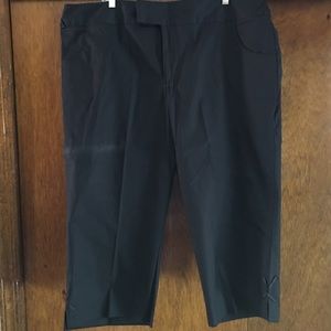 Lane Bryant | Pants & Jumpsuits | Super Chic Stretch Woven Capris Nwt ...