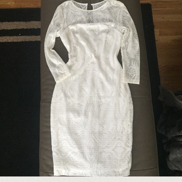 Cache | Dresses | Cache White Dress Nwt | Poshmark