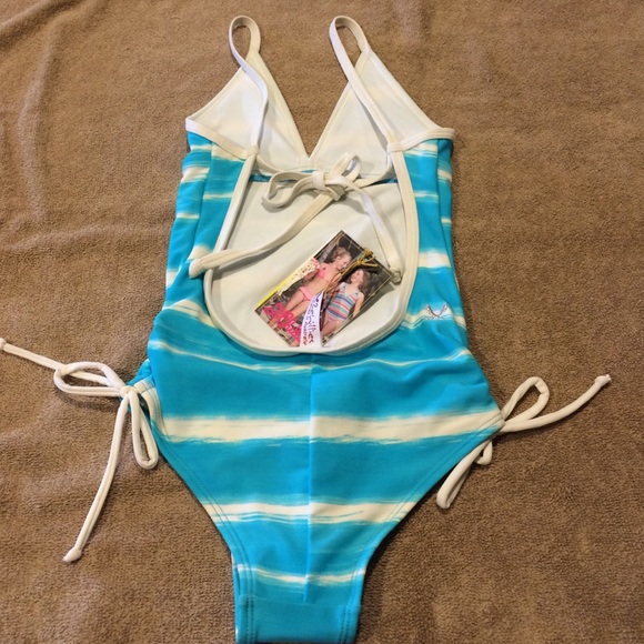 2Chillies | Swim | Bluewhite One Piece Swimsuit | Poshmark