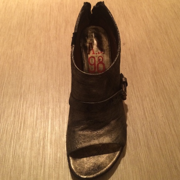 AS98 | Shoes | Silver As98 Sandals Worn Once Or Twice | Poshmark