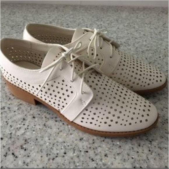 Shoes | Hm Lazer Cut Lace Up Shoes Brand New | Poshmark