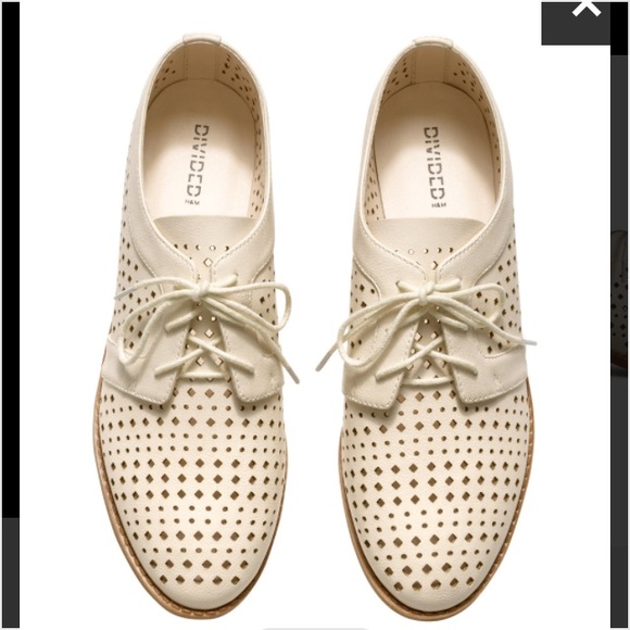 Shoes | Hm Lazer Cut Lace Up Shoes Brand New | Poshmark