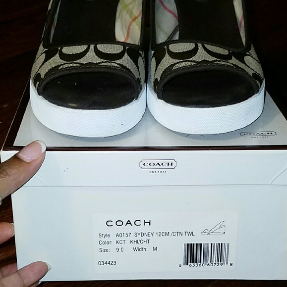 Coach | Shoes | Coach Signature C Logo Wedges | Poshmark