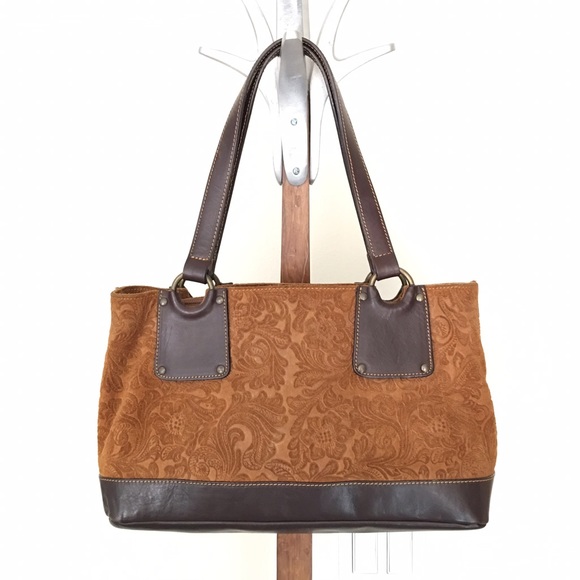 Capaccioli | Bags | Tan Suede Brown Leather Purse Made In Italy | Poshmark