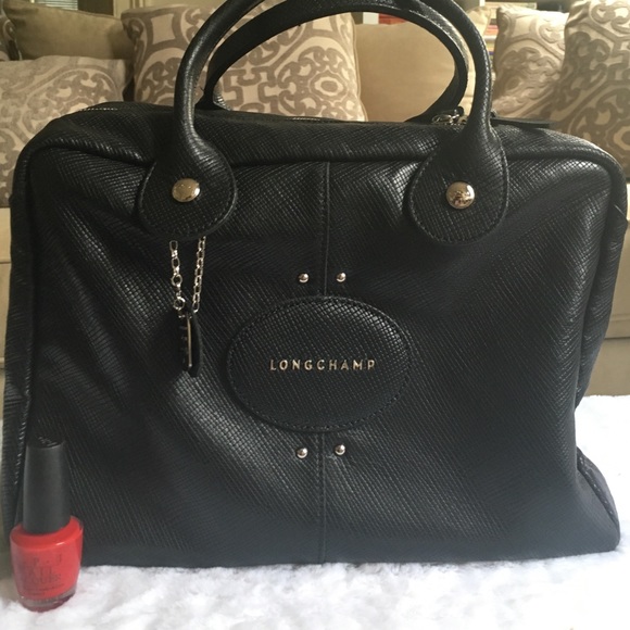 Longchamp | Bags | Longchamp Black Handbag | Poshmark
