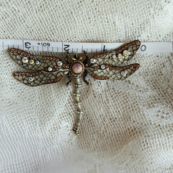 Joan Rivers | Jewelry | Hp Joan Rivers Dragonfly Brooch | Poshmark