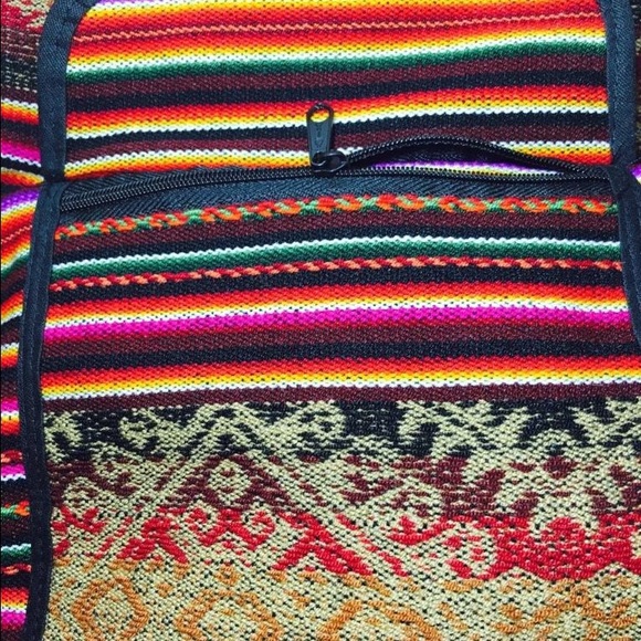 Bags | Knitted Peruvian Backpack | Poshmark