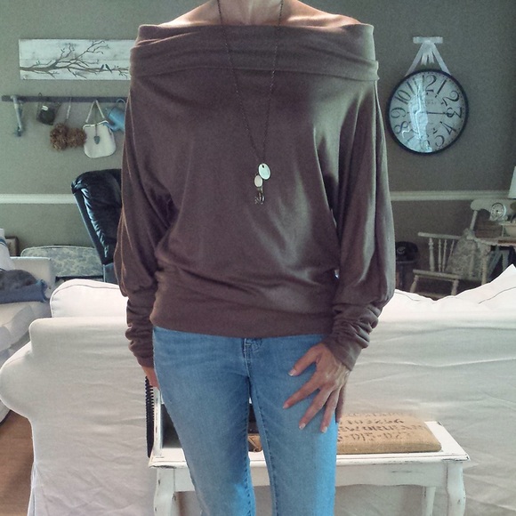 Boutique | Tops | Offshoulder Oversize Top | Poshmark