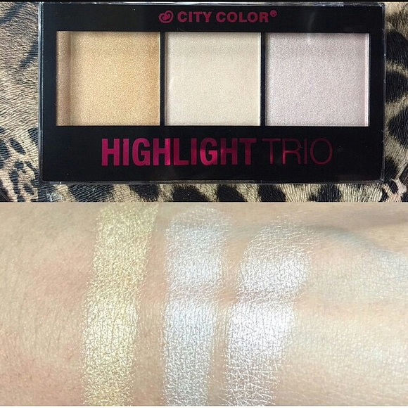 City Color | Makeup | Two Highlighter Trio Pallets | Poshmark