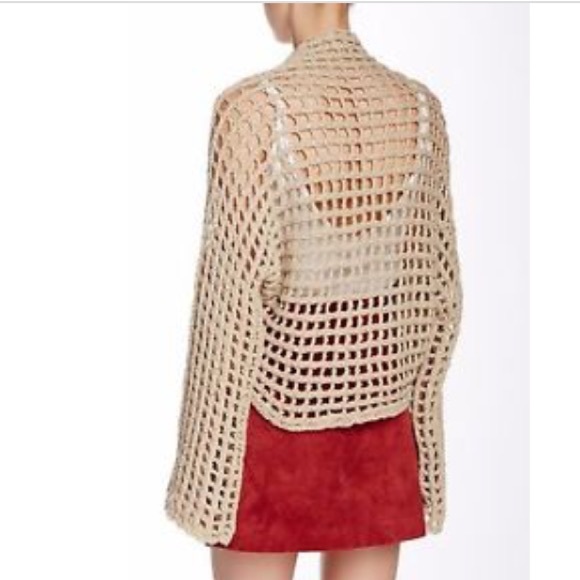 Free People Trinity Open Stitch Shrug - Gem