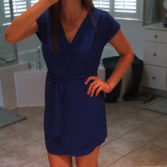 H&M | Dresses | Royal Blue Beach Dressbathing Suit Cover Up | Poshmark