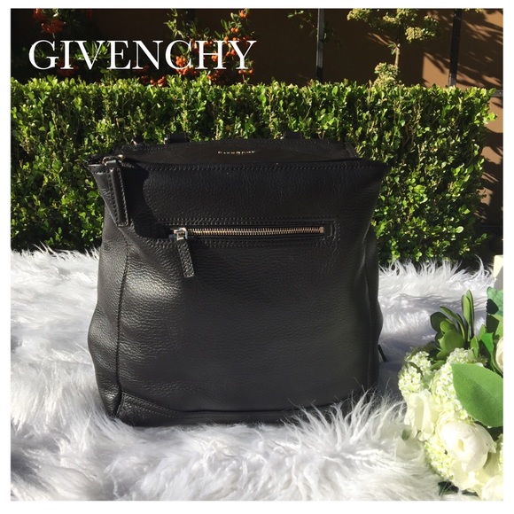 Givenchy | Bags | Givenchy Pandora Black Leather Backpack | Poshmark